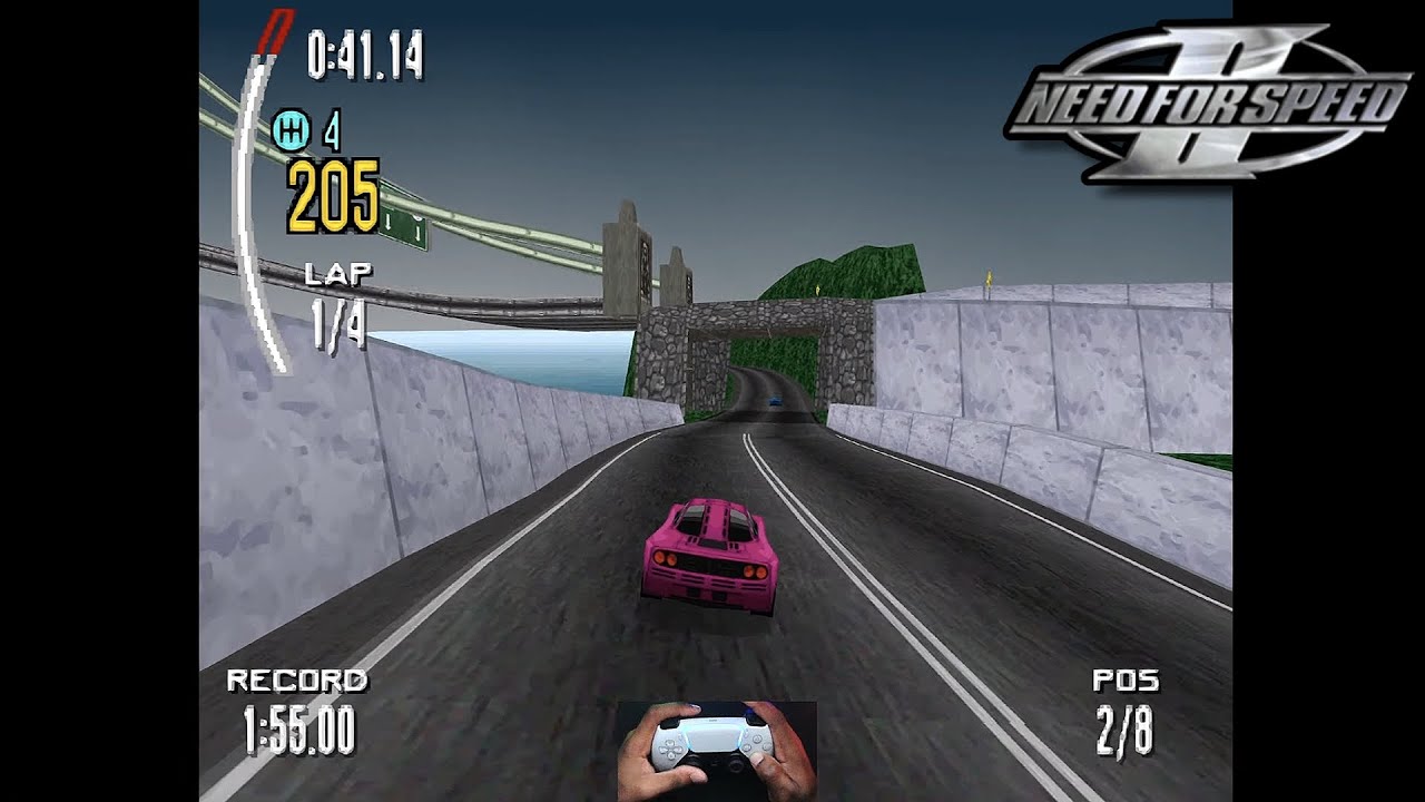 Need for Speed 2 (II) Tournament Mode with McLaren F1 Full Gameplay ...