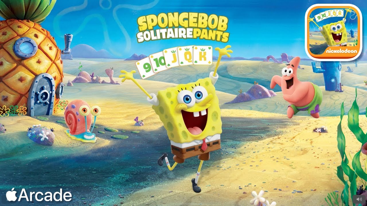 SpongeBob SolitairePants - iOS (Apple Arcade) Gameplay - YouTube