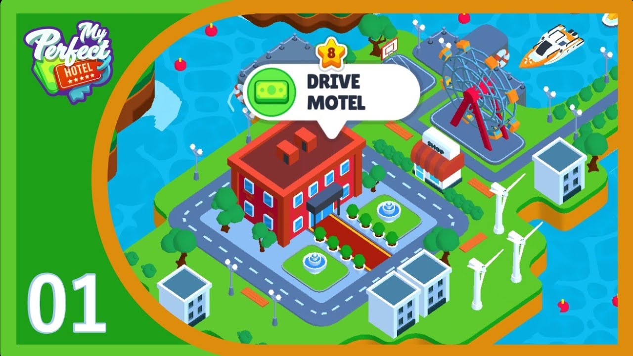 Drive Motel (All Room Tour) - My Perfect Hotel - Gameplay 01 - YouTube