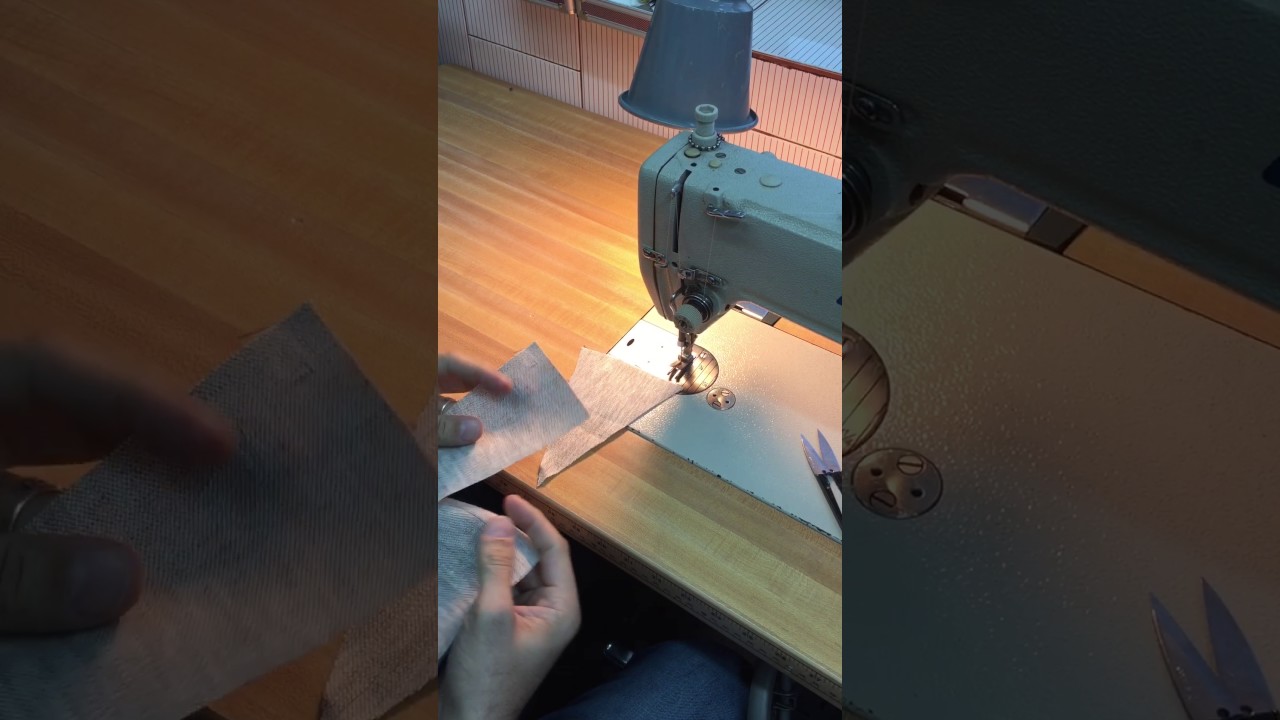 SEW A TRIANGULAR GUSSET THE EASY WAY: Use a sewing machine to stitch ...