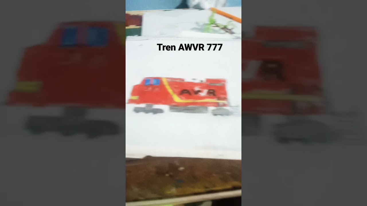 el dibujo del tren del 777 AWVR - YouTube