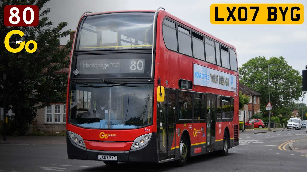 *Withdrawn* | London General | Enviro400 / Trident LX07BYG, E61 | Route ...