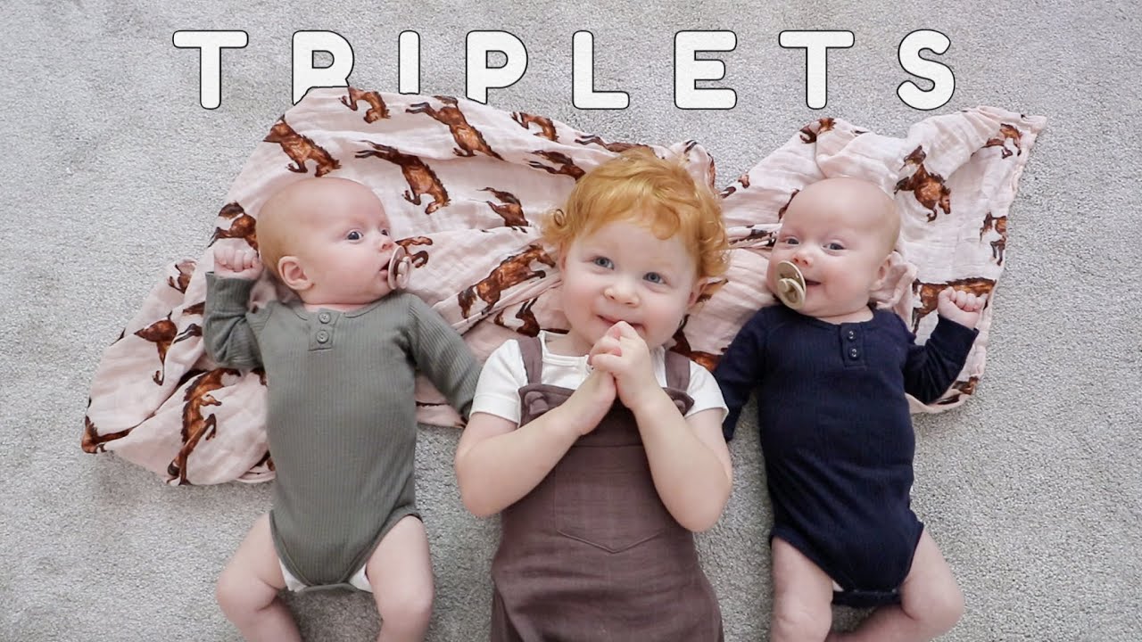 Our 3 babies are actually TRIPLETS - YouTube