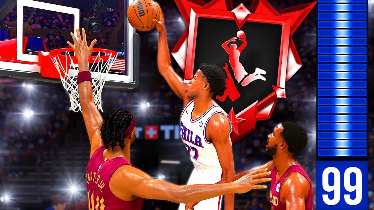 NBA 2K26 VJ Edgecombe My Career Ep. 10 - Power of 99 Driving Dunk + 99 ...