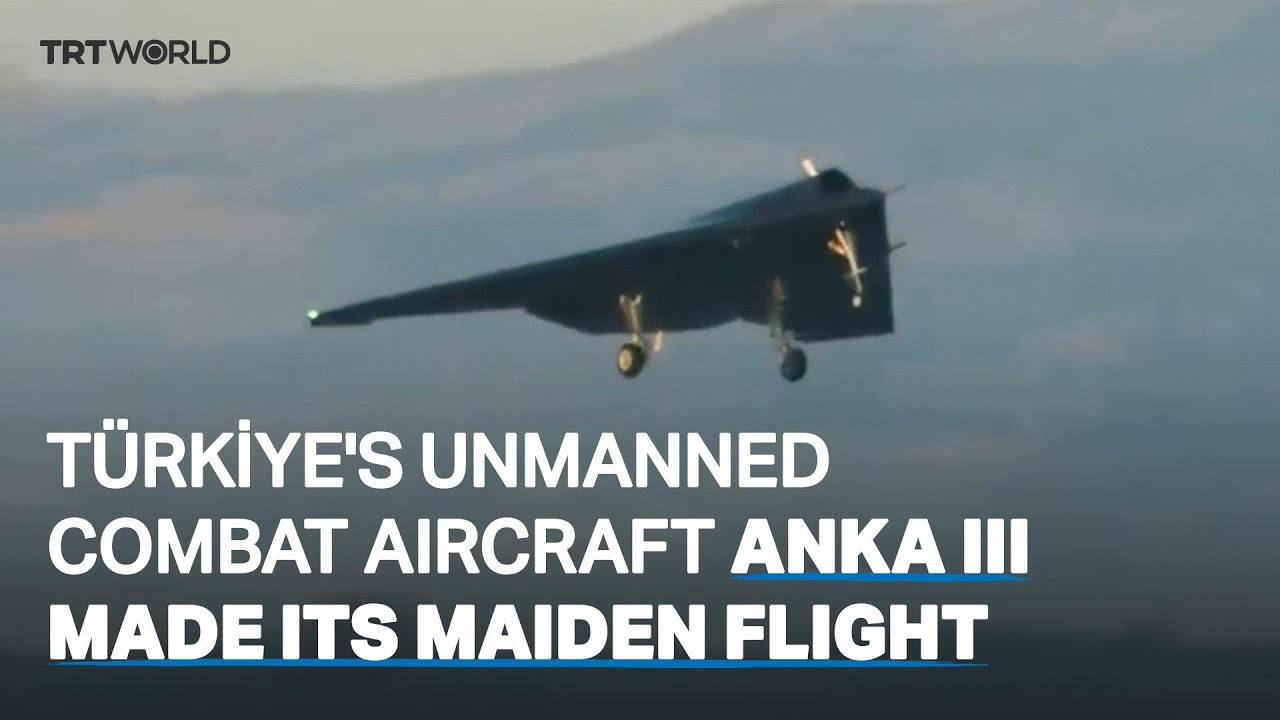 Türkiye's ANKA III makes its maiden flight - YouTube
