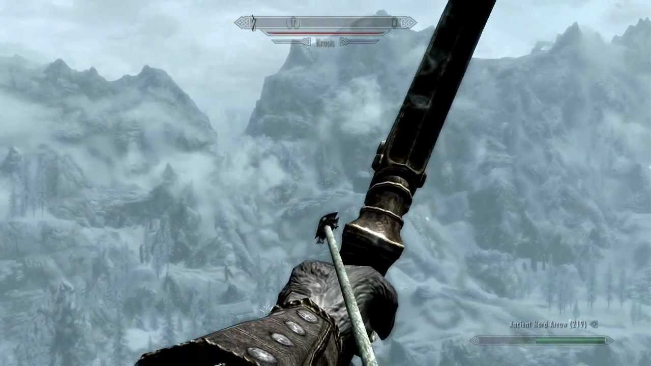 Skyrim - Auto-Aim Demonstration - YouTube