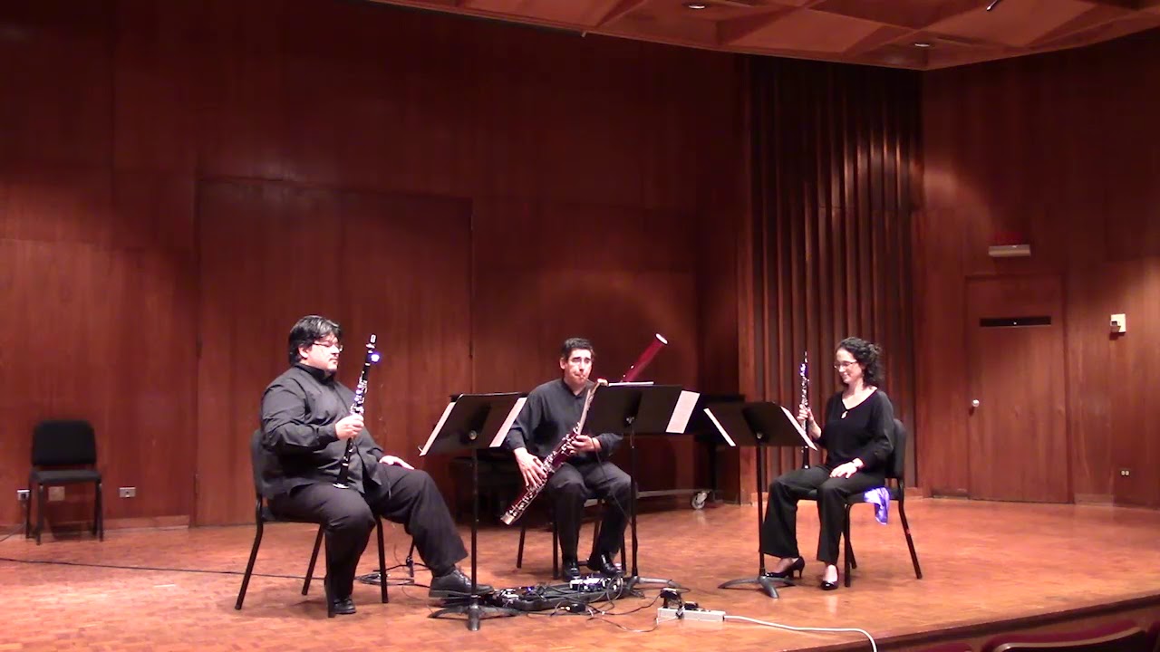 Crystals - reed trio & live electronics - YouTube