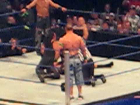 The Undertaker Pins Randy Orton Live at Smackdown X - YouTube
