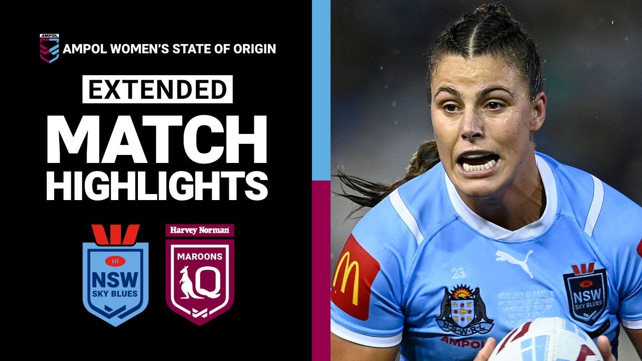 State of Origin 2024 | NSW Sky Blues | Extended Match Highlights | Game ...