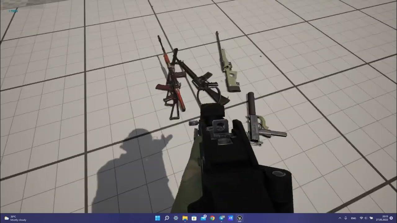 New Weapon Physical Animation And Sound Effects UE5 DEV - YouTube