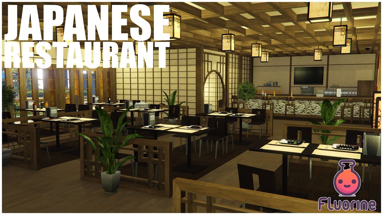 GTA V MLO Japanese restaurant - YouTube