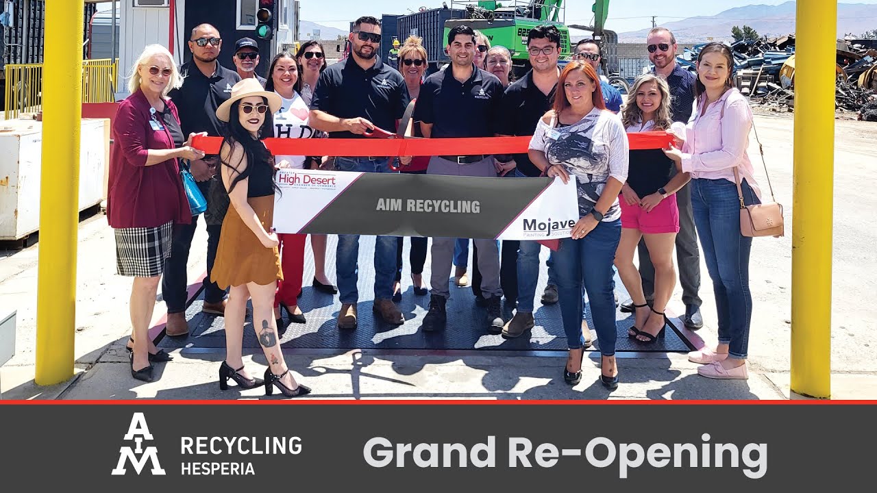 AIM Recycling Hesperia Grand Re-Opening - YouTube