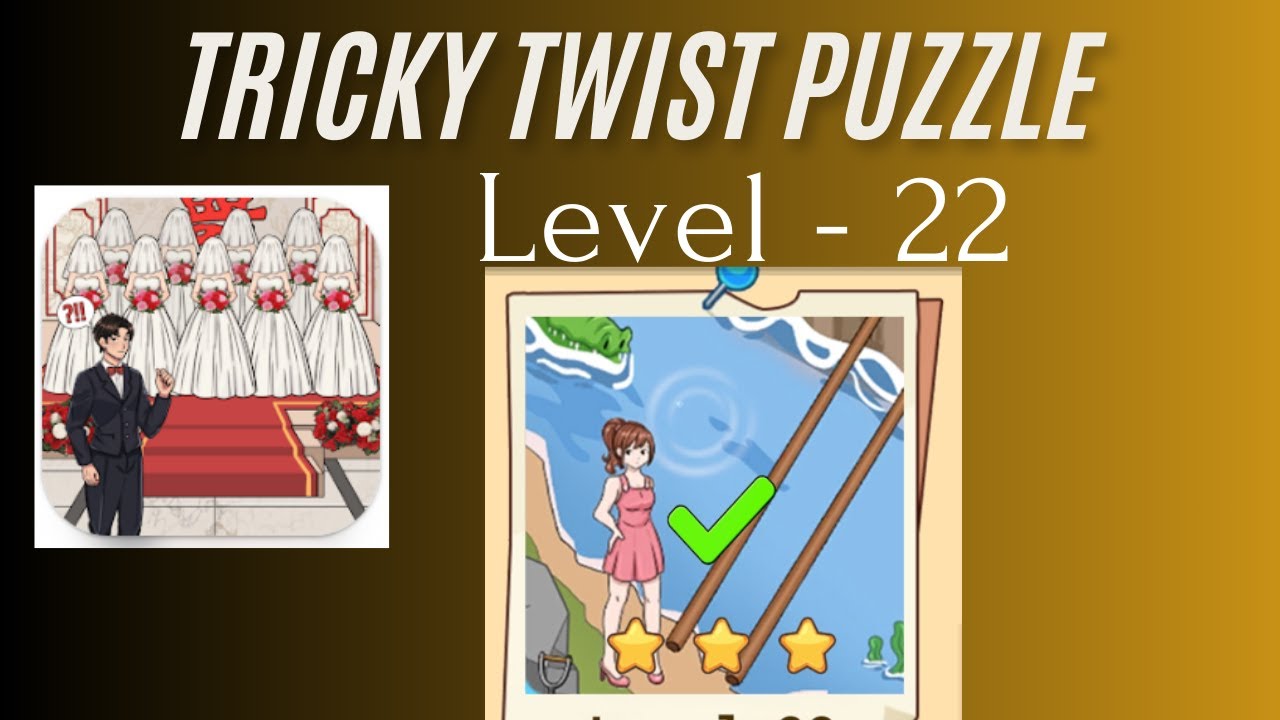 Tricky Twist Puzzle Level 22 | Tricky Twist Level 22 Walkthrough - YouTube