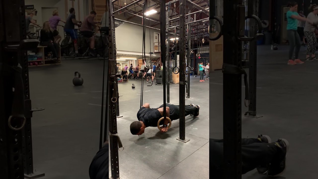 Elevator ring push ups - YouTube
