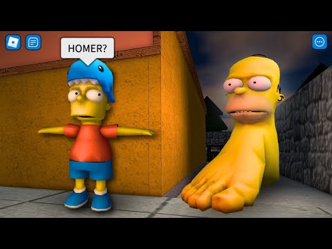 ROBLOX You VS Homer FUNNY MOMENTS