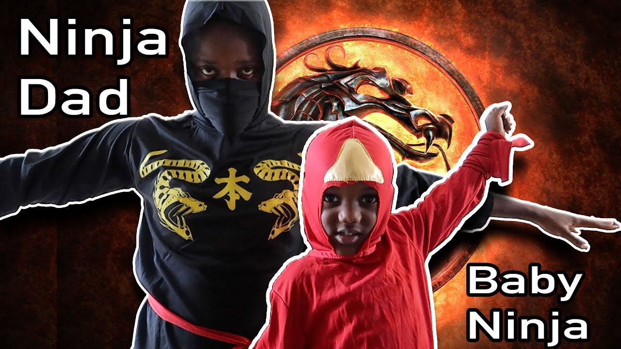 Baby Ninja Vs Ninja Dad - YouTube