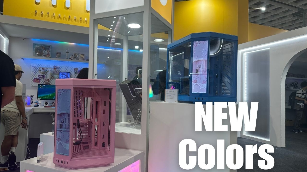 HYTE OUT ABOUT THESE COLORS! Computex 2024 - YouTube