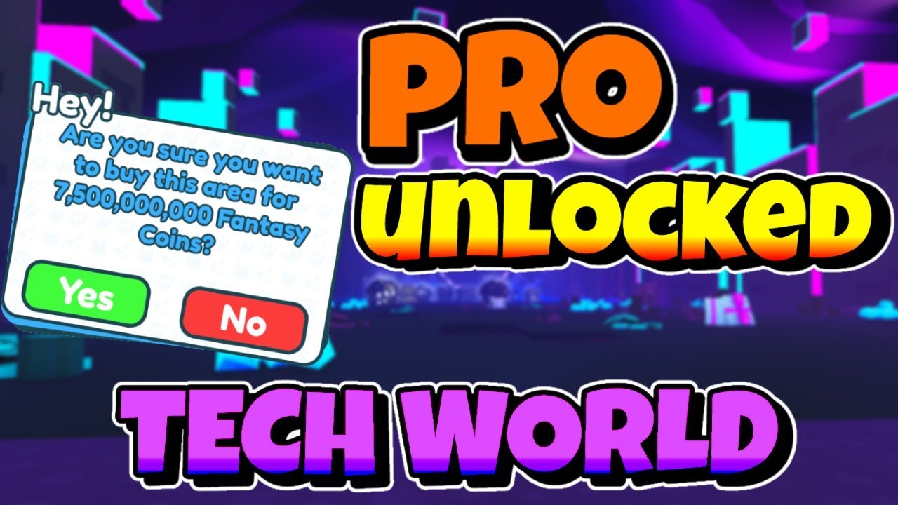 😳 How *PRO* Unlocked TECH WORLD (FAST) In Pet Simulator X HARDCORE Mode ...