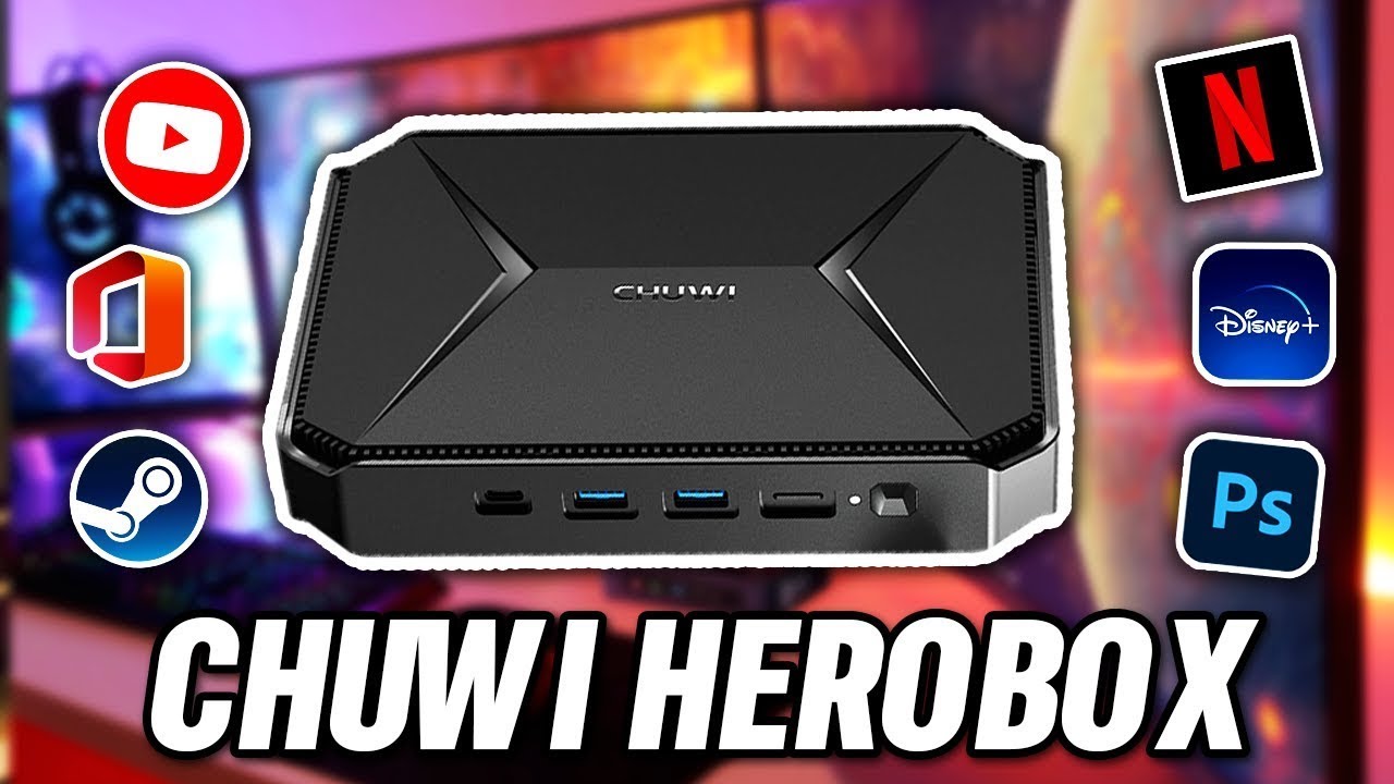 CHUWI HeroBox Pro 미니 PC 리뷰! - 완벽한 엔터테인먼트 박스인가? - YouTube