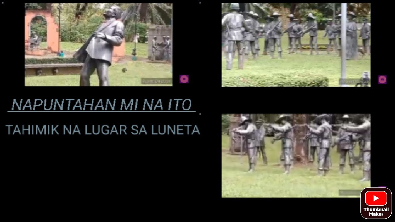 RIZAL PARK OR LUNETA(ALAM MO BA ANG EKSAKTO Kung SAAN binaril si Dr ...