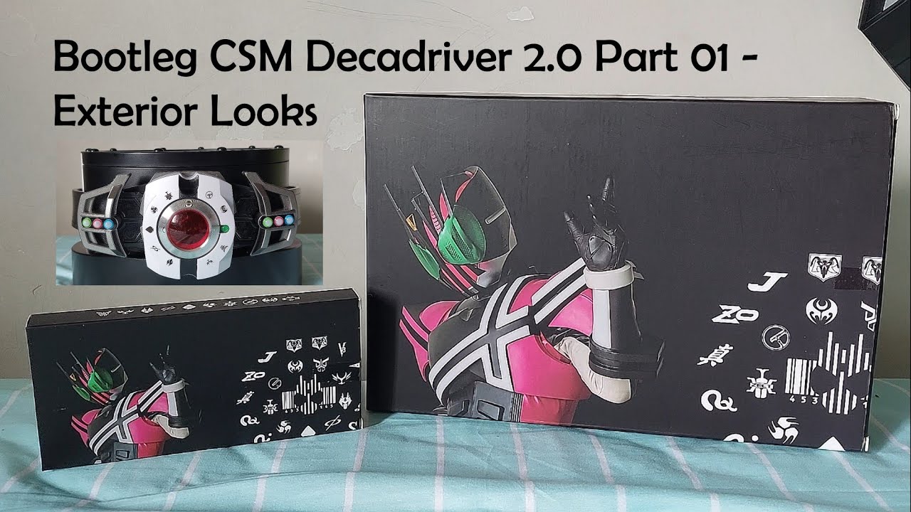 Bootleg CSM Decadriver 2.0 Part 01 - Exterior Looks 国产帝骑 Kamen Rider ...