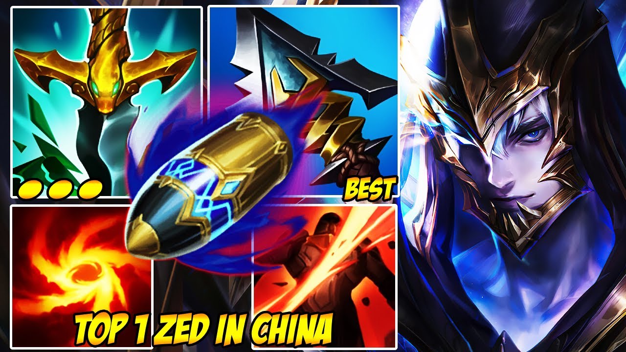 WILD RIFT CHINA TOP 1 ZED - THIS ZED BUILD AND RUNE SETUP IS THE BEST - YouTube