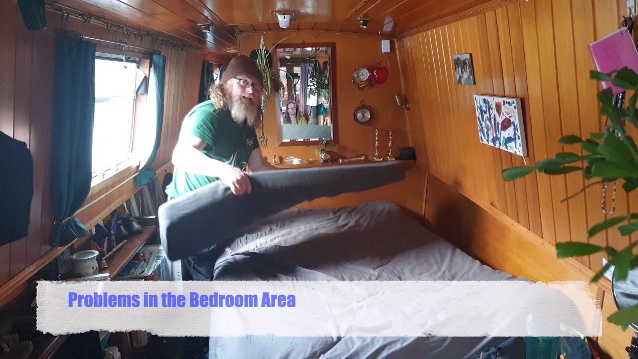 Working in a Narrowboat - Building a new Bed. P1 #DIY - YouTube