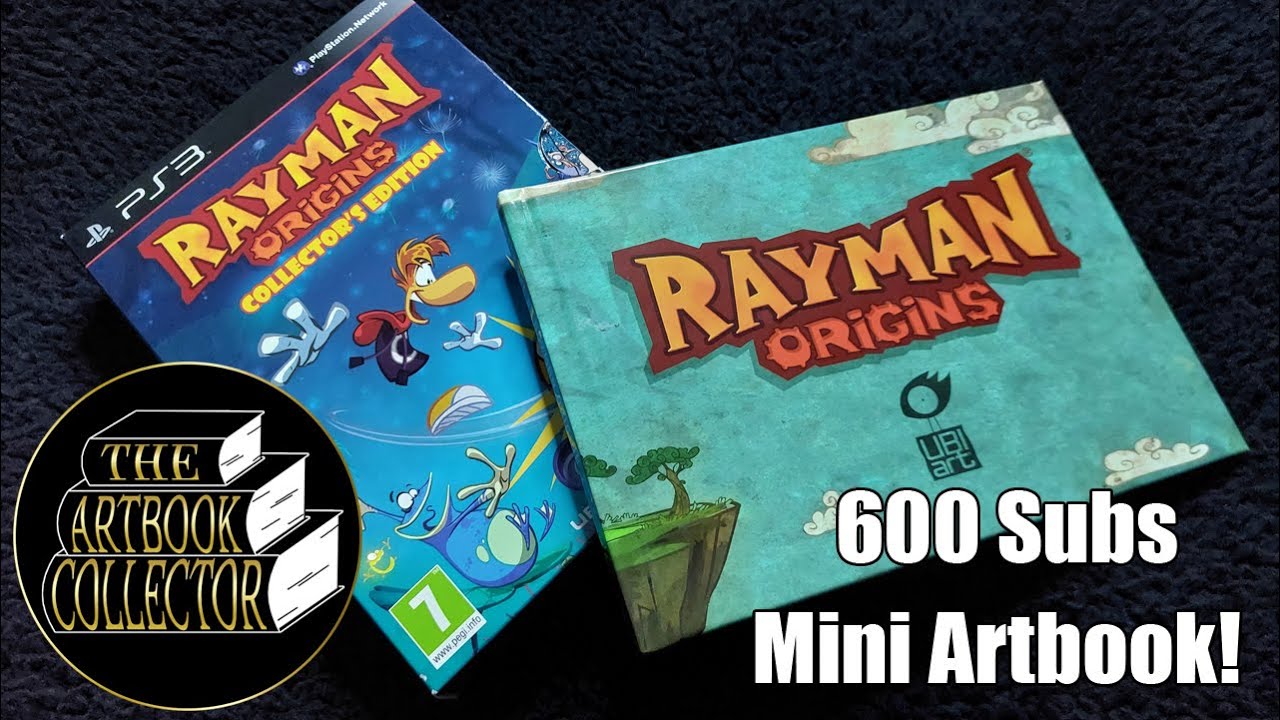 Mini Artbook | The Art of Rayman Origins - Book Flip Through - YouTube