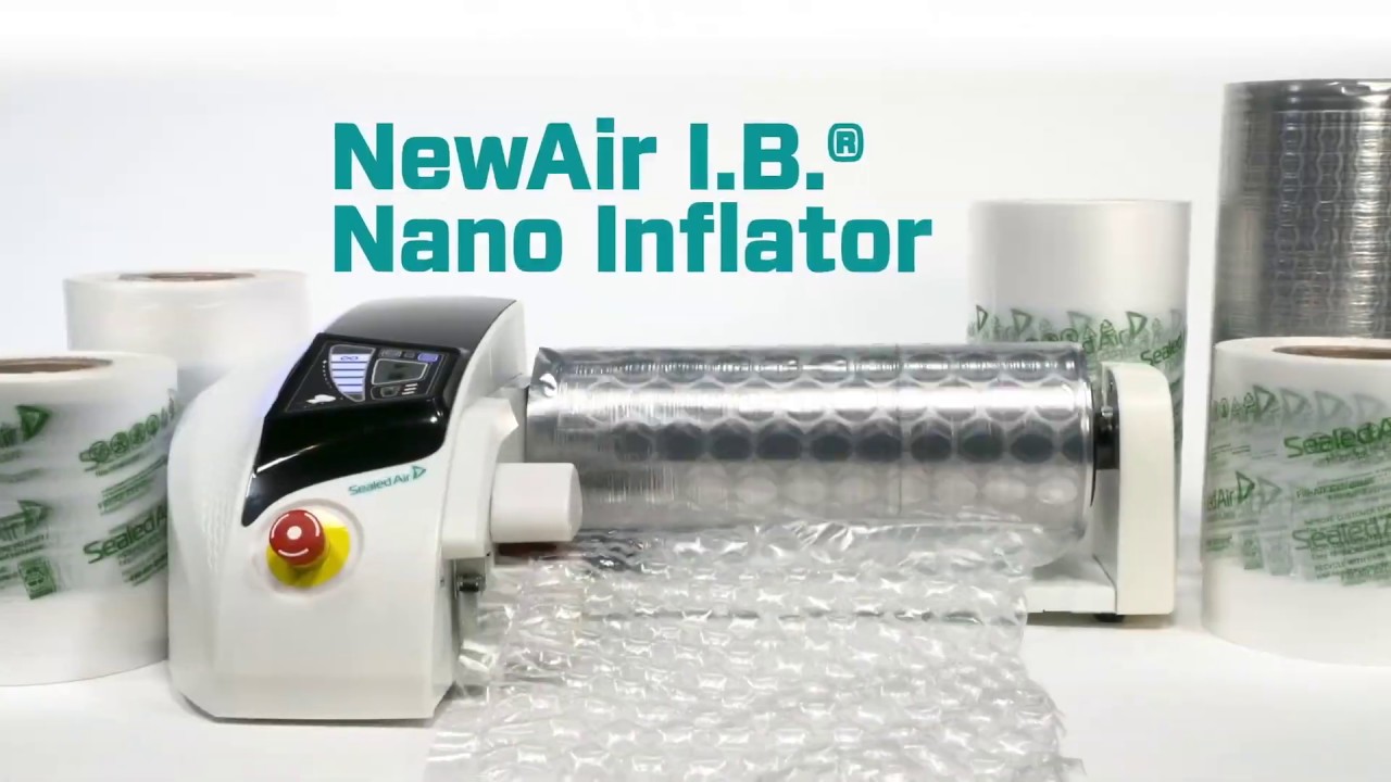 NewAir I B ® Nano/ Inflatable void filling & cushioning - YouTube
