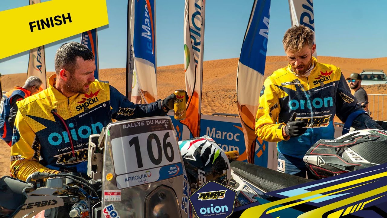 Orion - Moto Racing Group RALLY du MAROC 2023 - 5. ETAPA - FINISH - YouTube