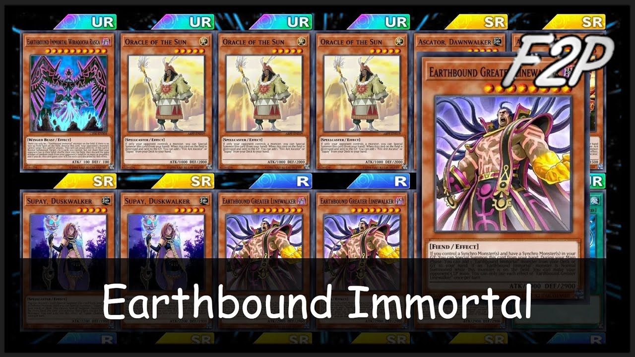 EARTHBOUND IMMORTAL - F2P/P2W Deck Analysis & Testing [Yu-Gi-Oh! Duel ...