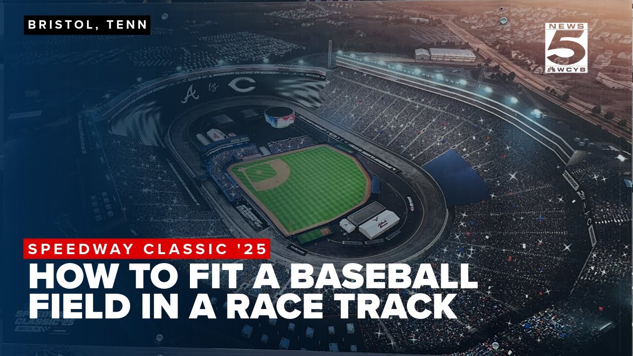 How do you get a baseball field inside a race track? How the MLB plans ...