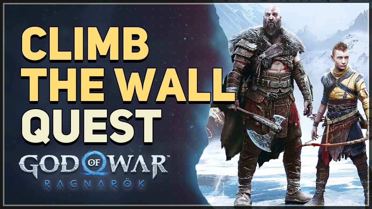 Climb the wall God of War Ragnarok - YouTube
