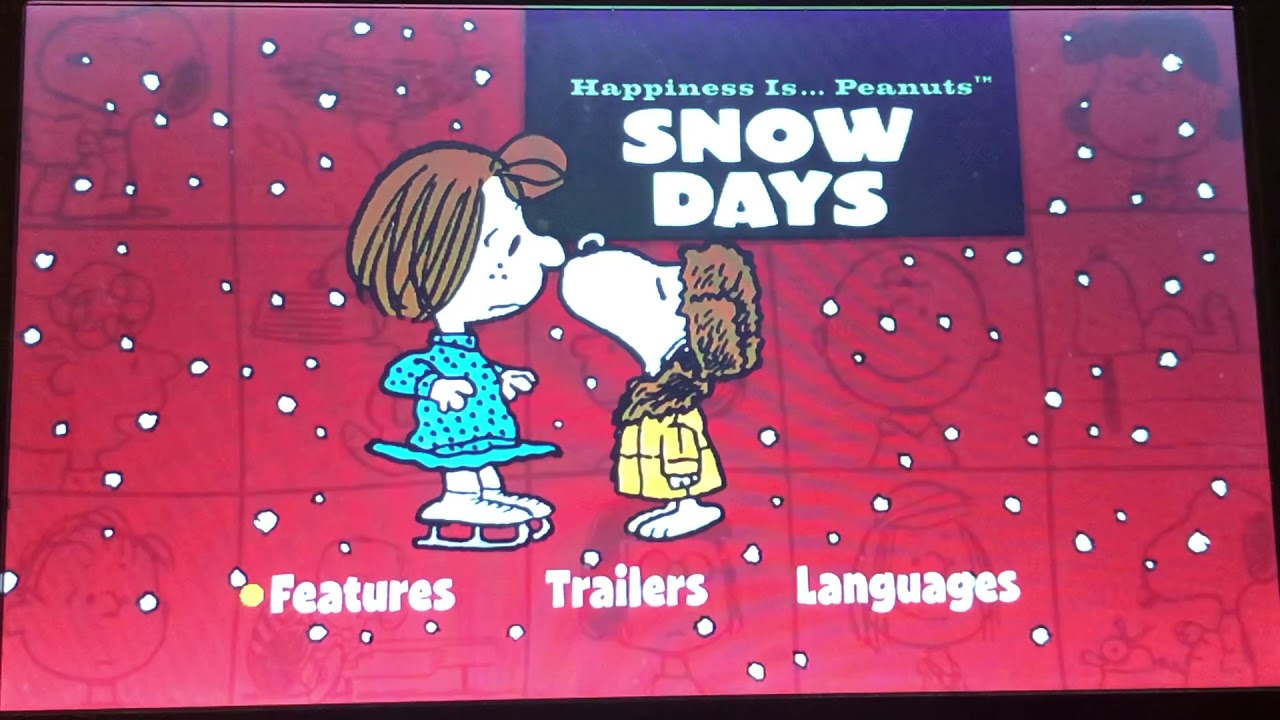 Happiness Is…. Peanuts Snow Days 2011 DVD (2013 Reprint) Menu ...