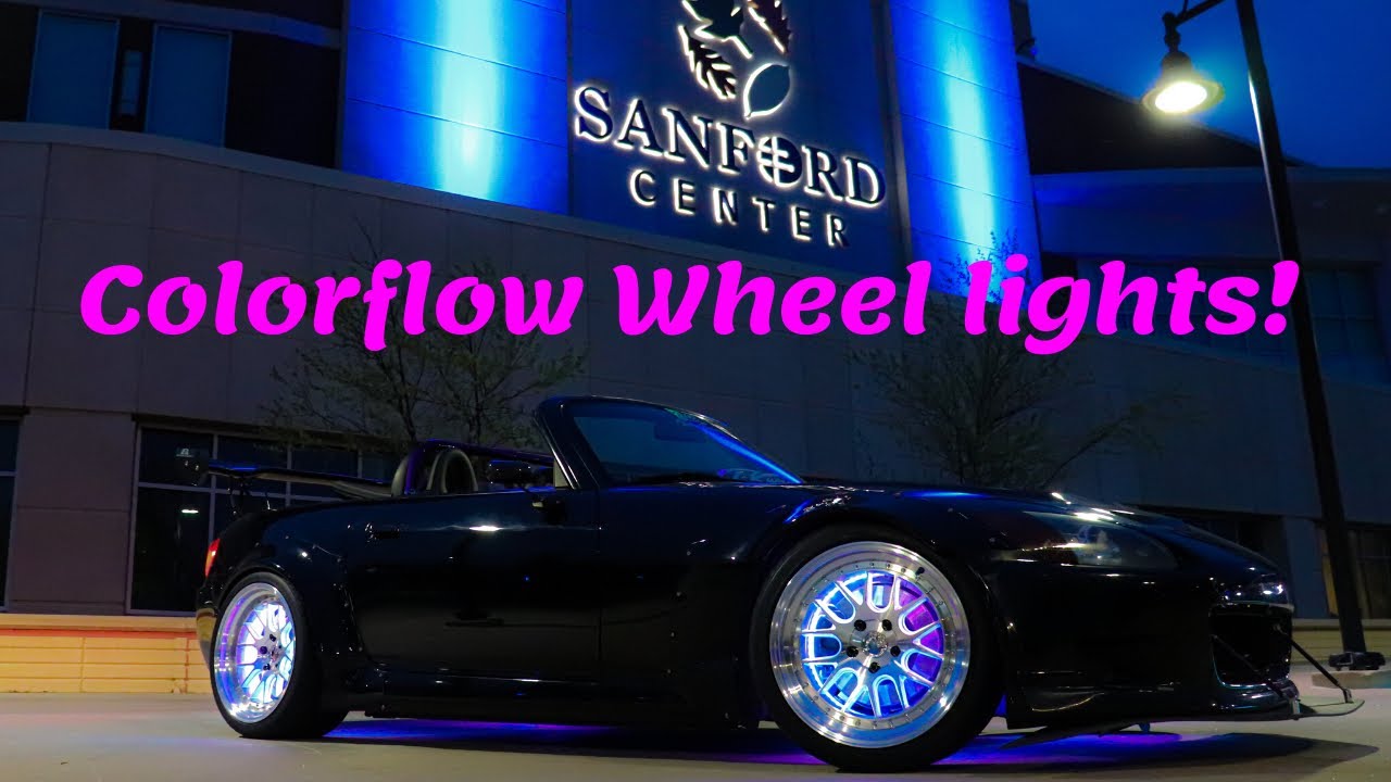 Installing wheel ring lights on the s2000. Better than underglow? - YouTube
