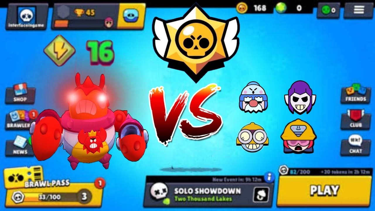 TICK VS RANDOM BRAWLER - YouTube