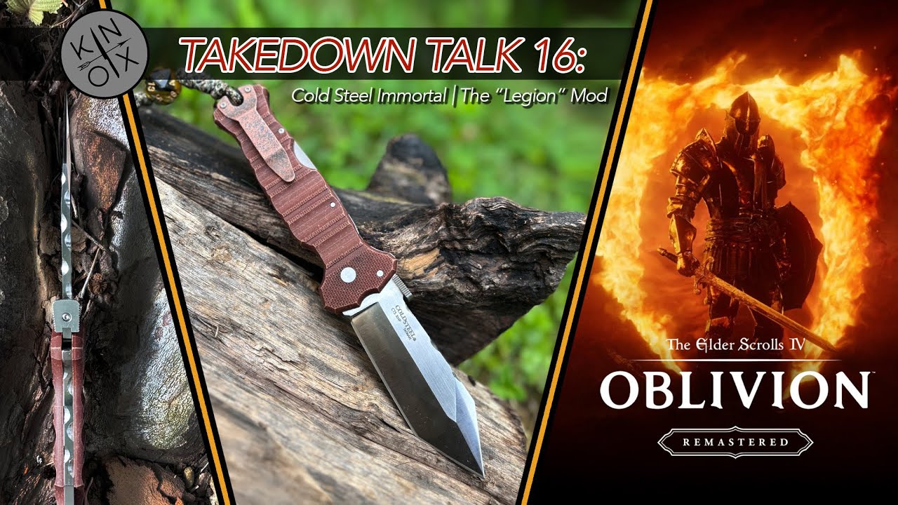 A Pocket Knife for the Champion of Cyrodiil! Cold Steel Immortal Mod Inspired by Oblivion ...