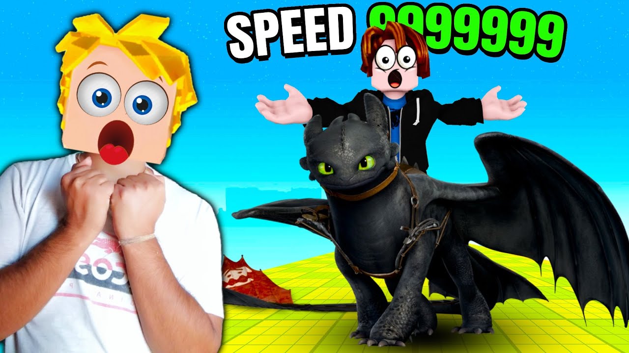 Slow To The Fastest Dragon In Roblox Dragon Race Clicker - YouTube