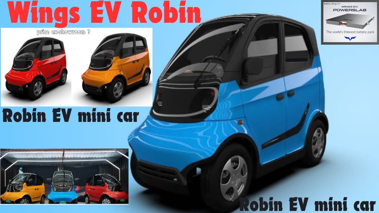 Wings EV Robin | EV compact Robin is an electric mini car | Electric ...