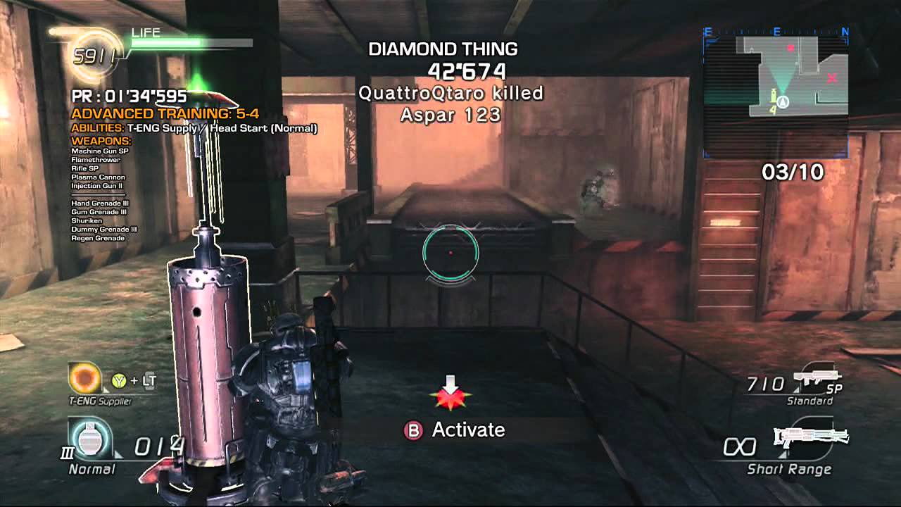 LOST PLANET 2: Advanced Training Map 5 (All Gold) - YouTube