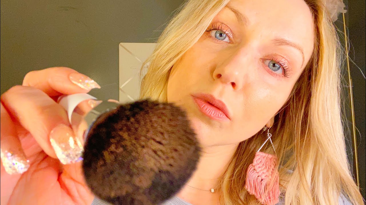 ASMR Makeup Artist Doing Your Detailed TV Makeup 💋 (layered sounds ...