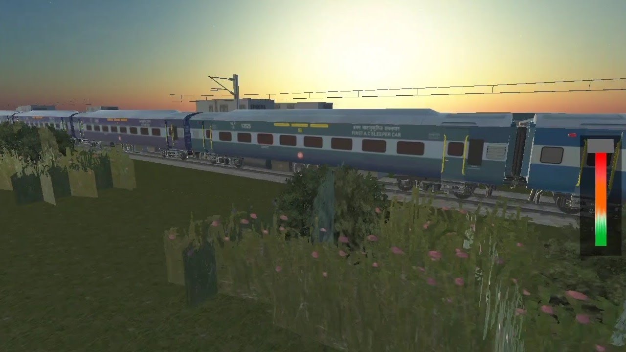 Driving A Full AC ICF Blue Coach 😱😱 Indian Railway Simulator 😱😱 - YouTube