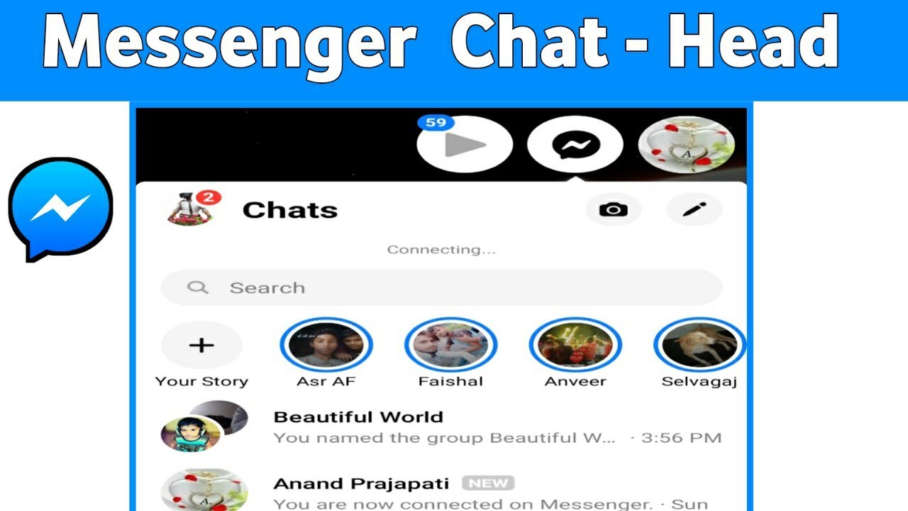 How To Enable Messenger Chat Head - YouTube
