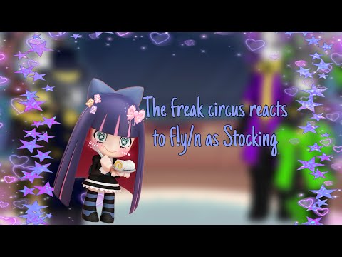 [🍰] the freak circus react to F!y/n as Stocking || 2x speed || #gachareactions #gacha #paswg 