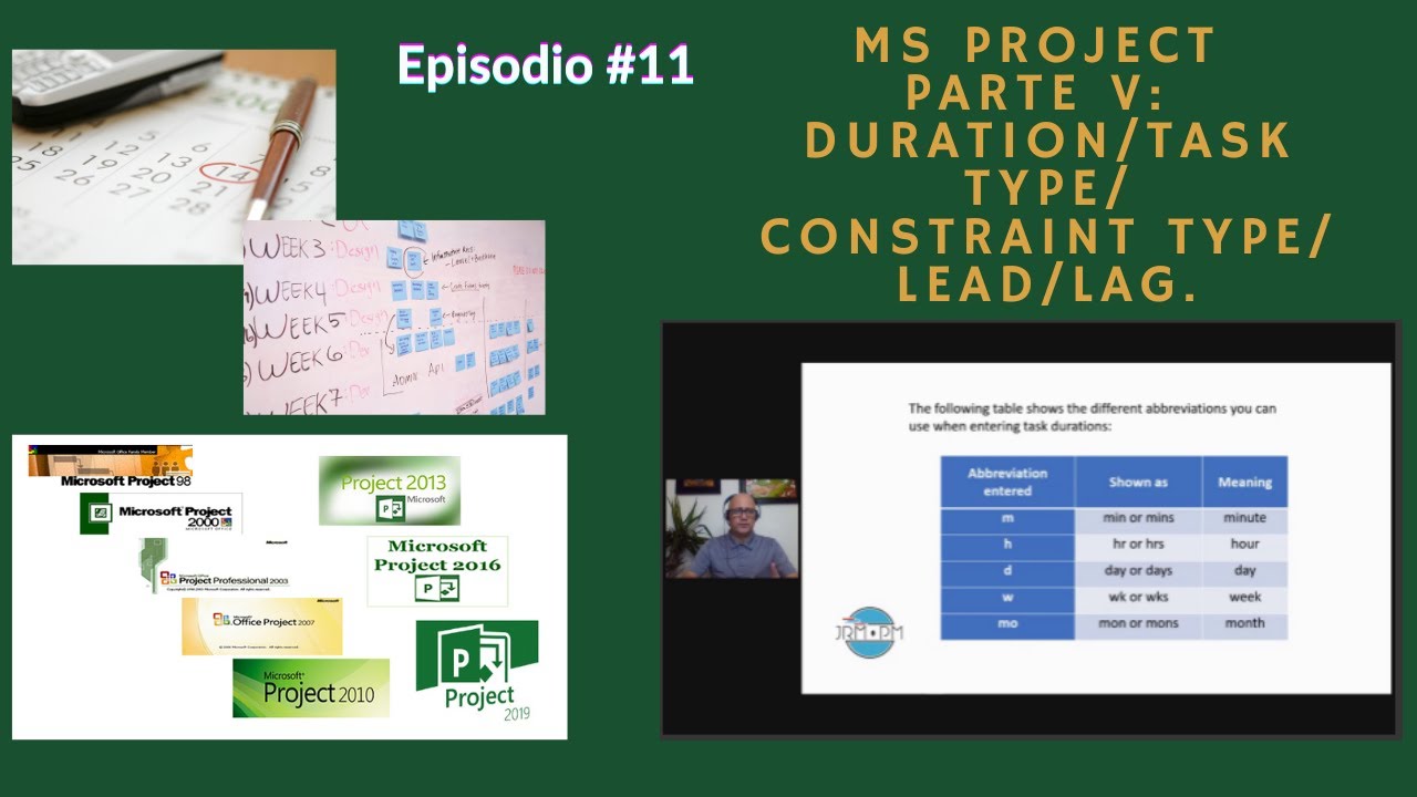 Episodio #11: MS Project Parte V:Duration/Task Type/Constraint Type ...