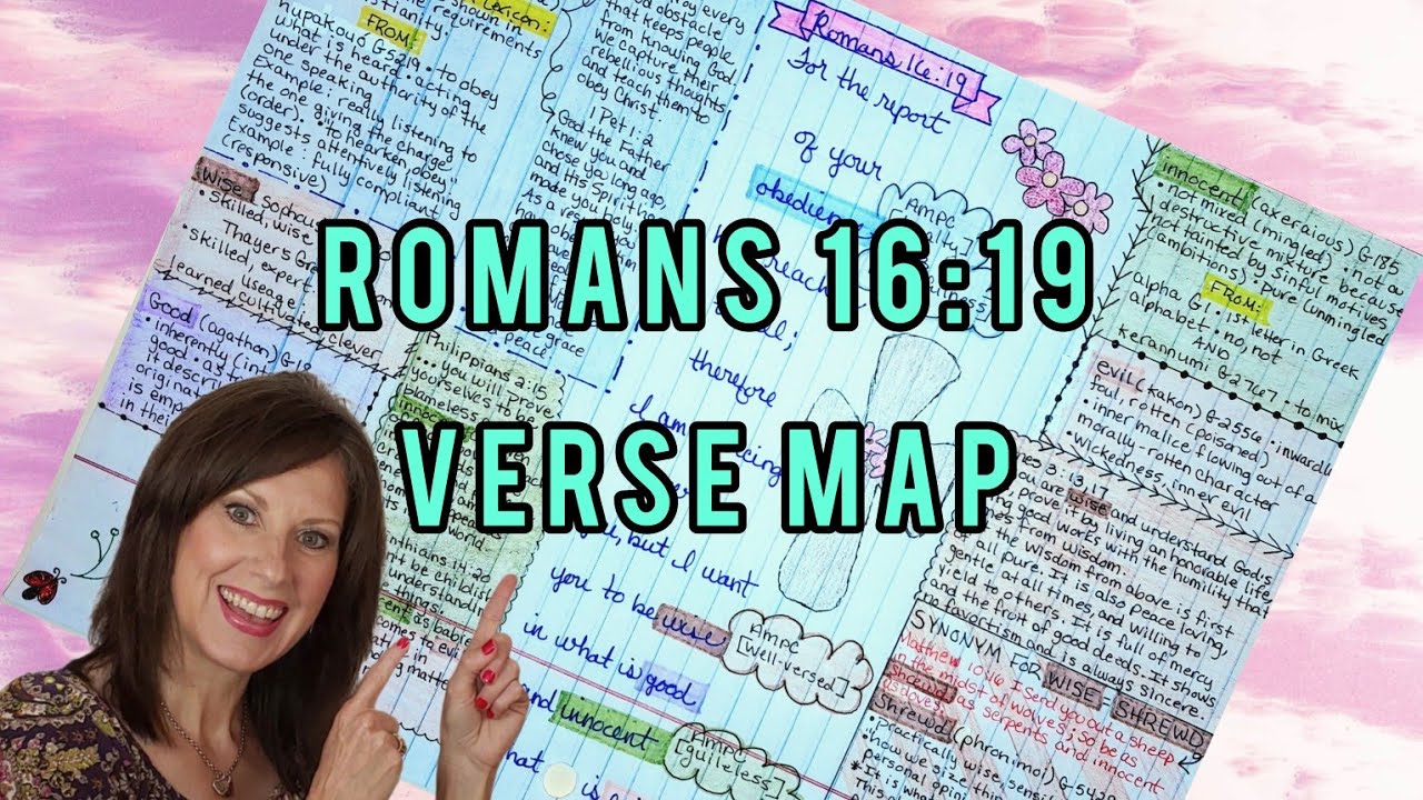 WISE Verse Map Romans 16:19 - YouTube