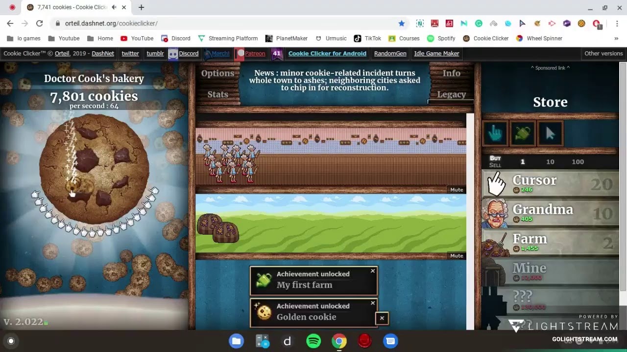 Cookie Clicker Stream #1 - YouTube