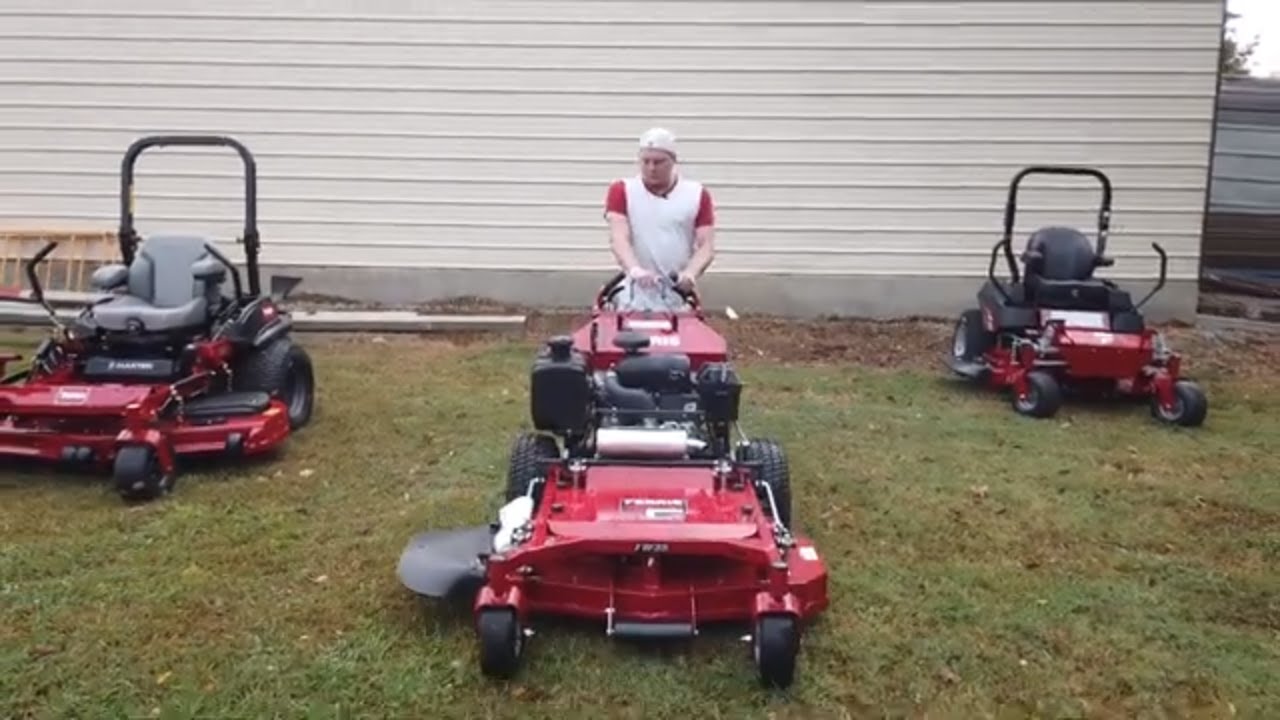 Model # 5901361 Ferris FW35 CC 48" Walk Behind Mower 20.5HP Kawasaki ...