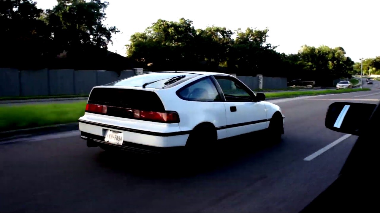 The Minute Rice Honda CRX | LOUD Ebay Exhaust!! (Catless) - YouTube