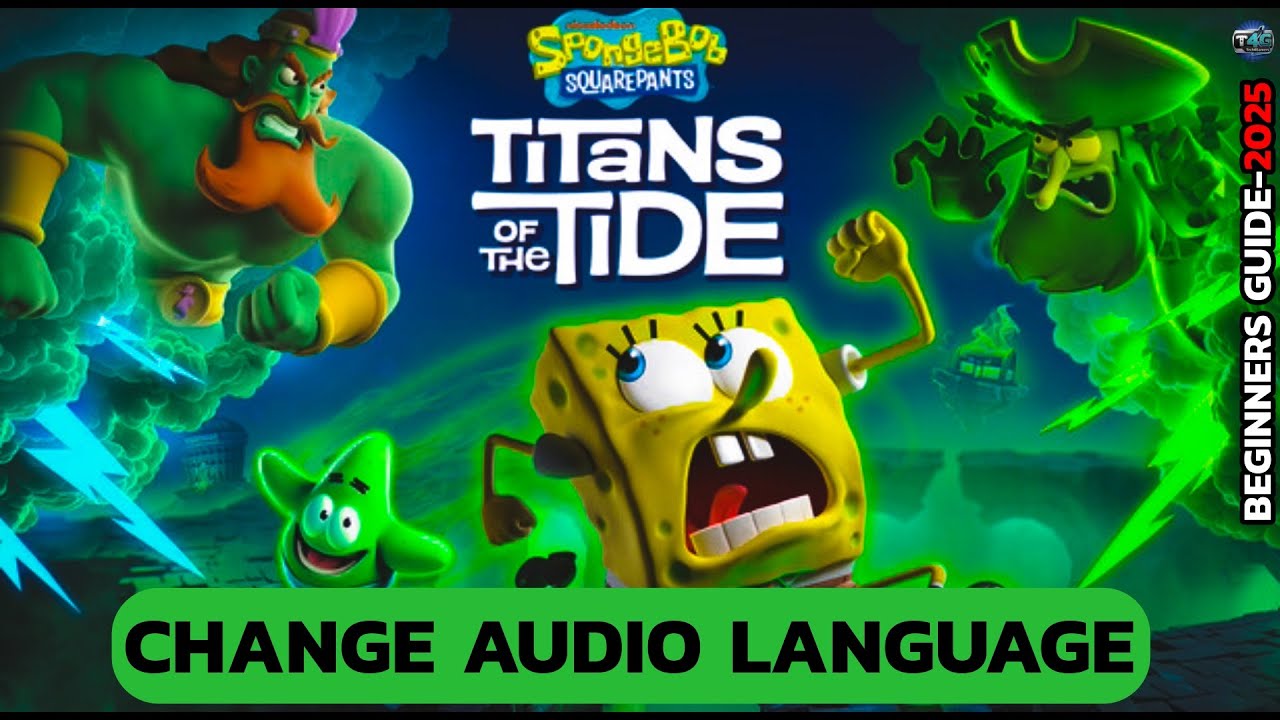 How to Change the Audio Language in SpongeBob SquarePants: Titans of ...